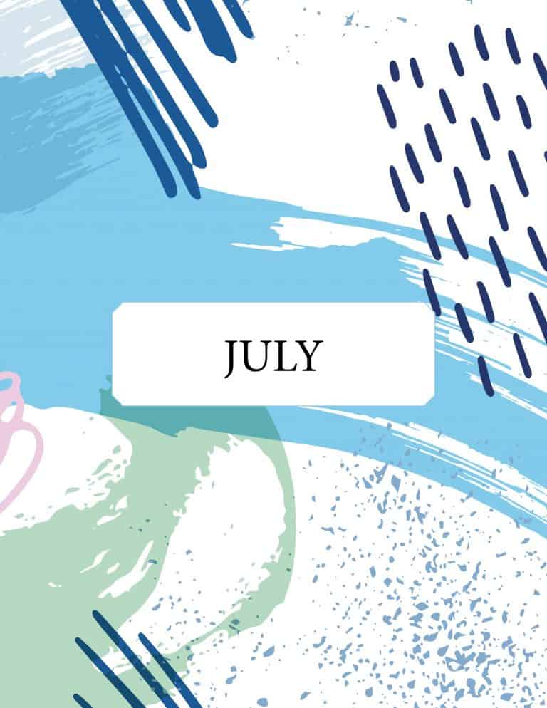 FREE Printable Monthly Binder Covers - My Printable Home