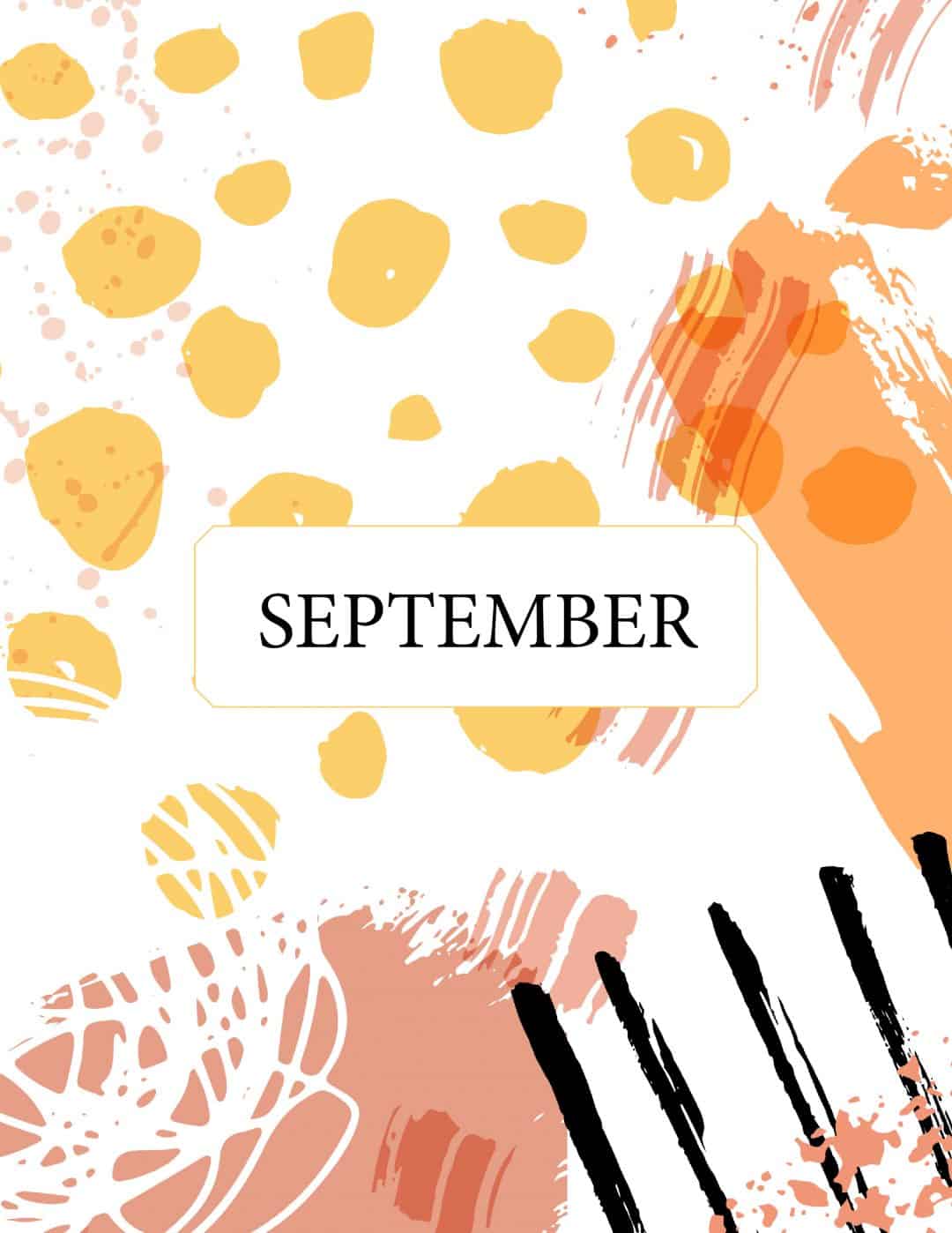 FREE Printable Monthly Binder Covers - My Printable Home