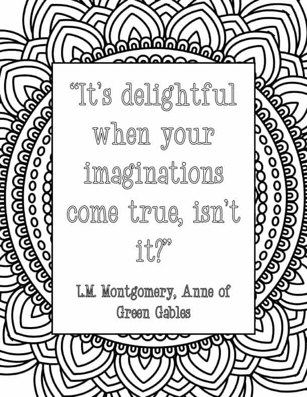 33 Anne of Green Gables Printable Coloring Pages - My Printable Home