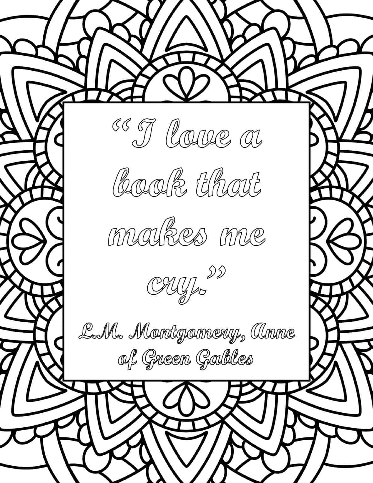 33 Anne of Green Gables Printable Coloring Pages - My Printable Home