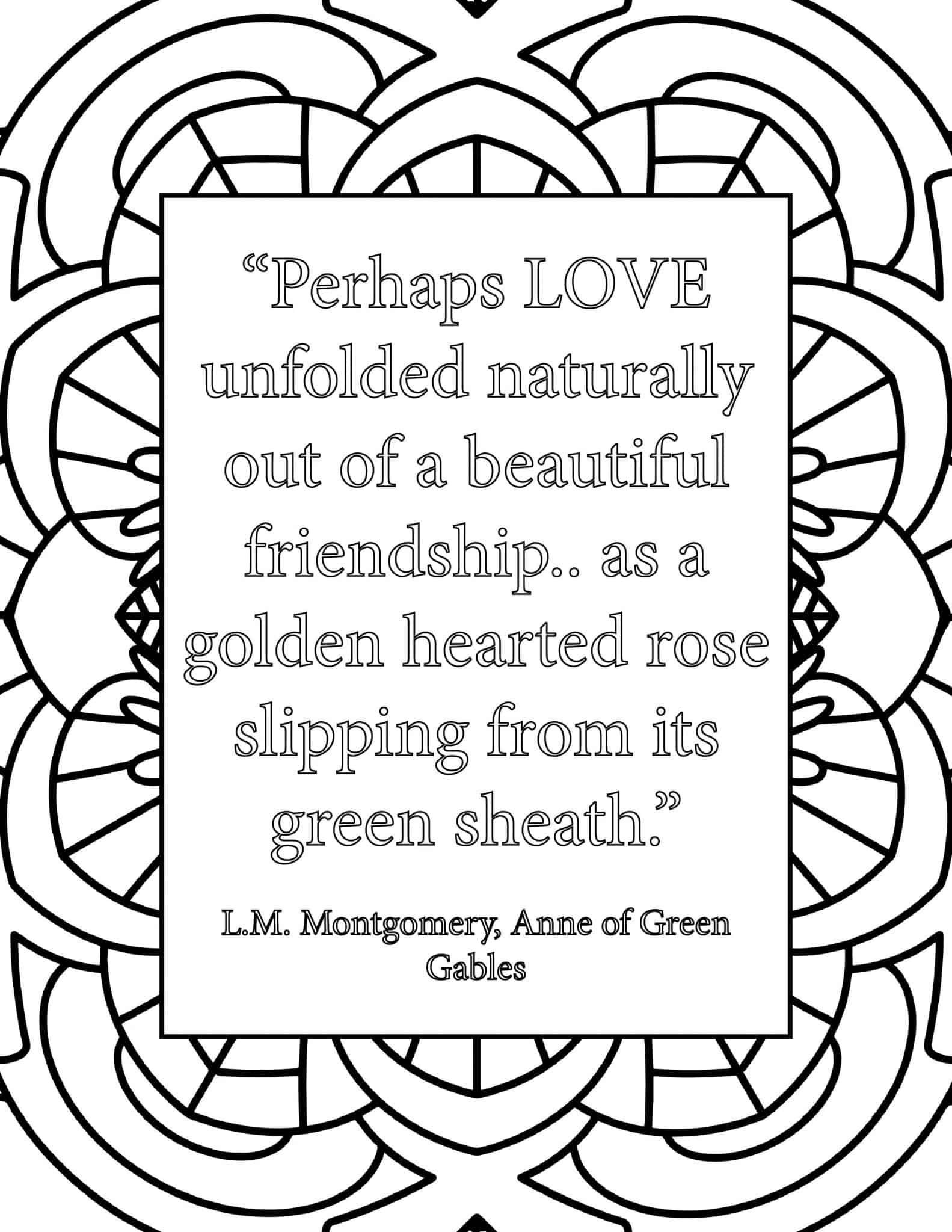 33 Anne of Green Gables Printable Coloring Pages - My Printable Home