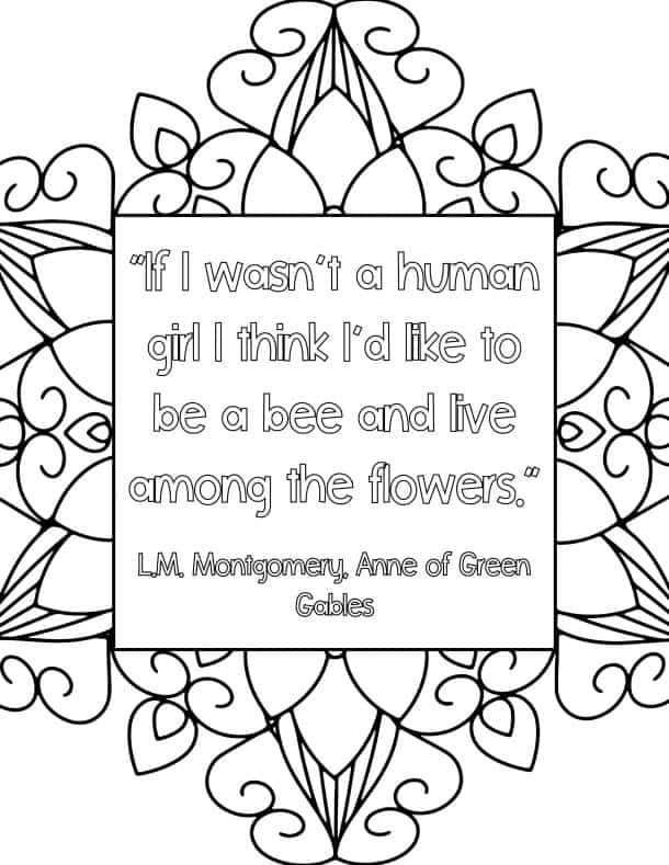 33 Anne of Green Gables Printable Coloring Pages - My Printable Home