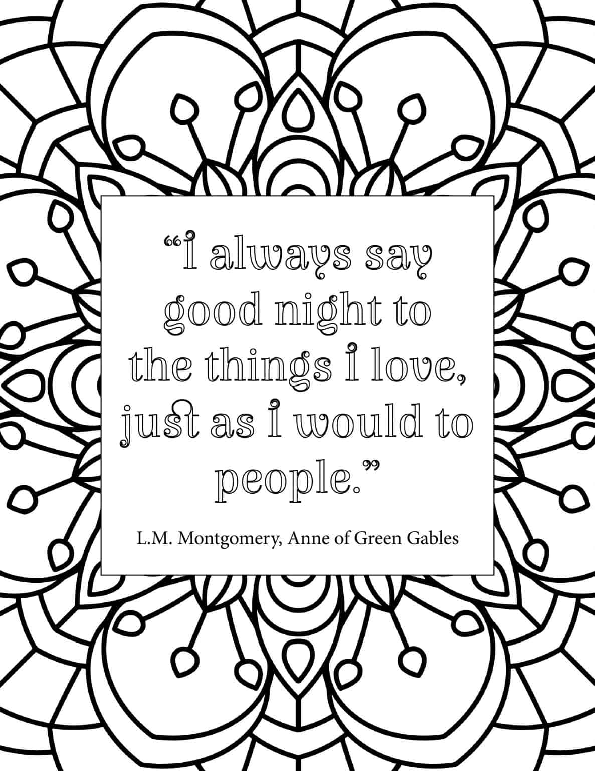 33 Anne of Green Gables Printable Coloring Pages - My Printable Home