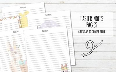 Printable Easter Note Pages - My Printable Home