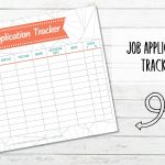 Free Printable Job Application Tracker - My Printable Home