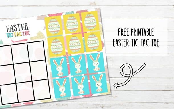 FREE Printable Easter Tic Tac Toe - My Printable Home