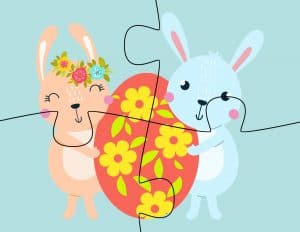 FREE Printable Easter Jigsaw Puzzles for Kids - My Printable Home