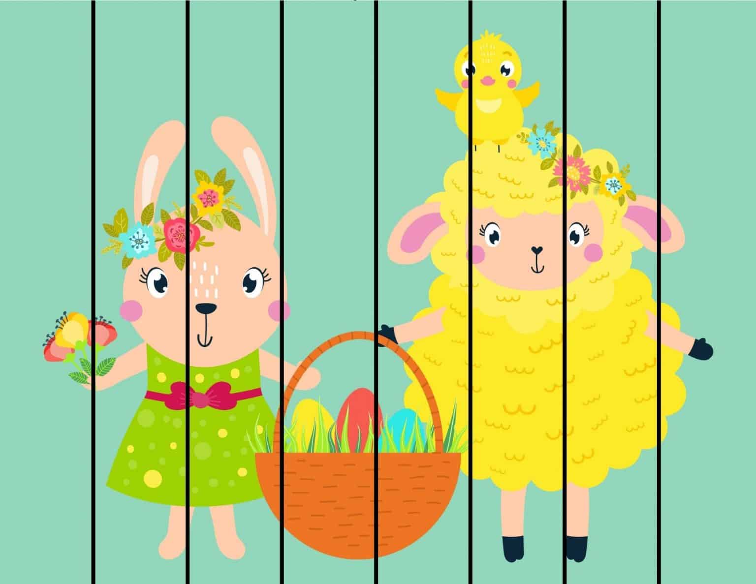 FREE Printable Easter Jigsaw Puzzles for Kids - My Printable Home