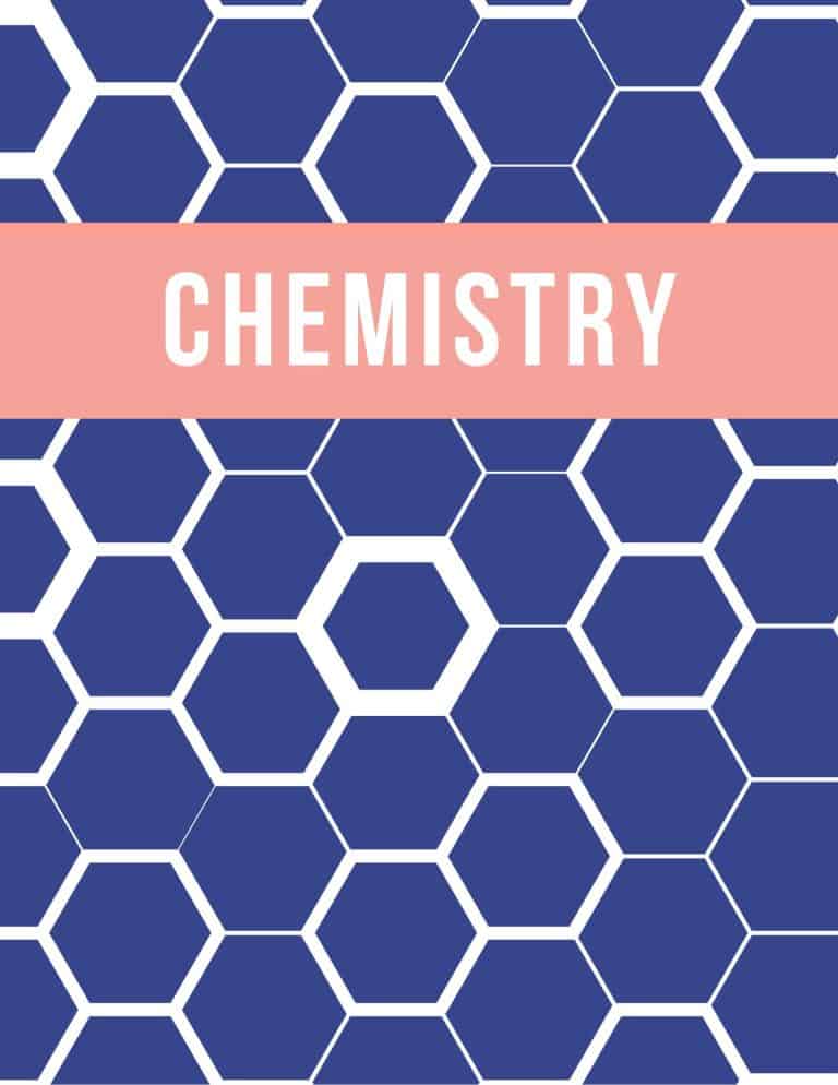 5 Printable Chemistry Binder Covers - My Printable Home