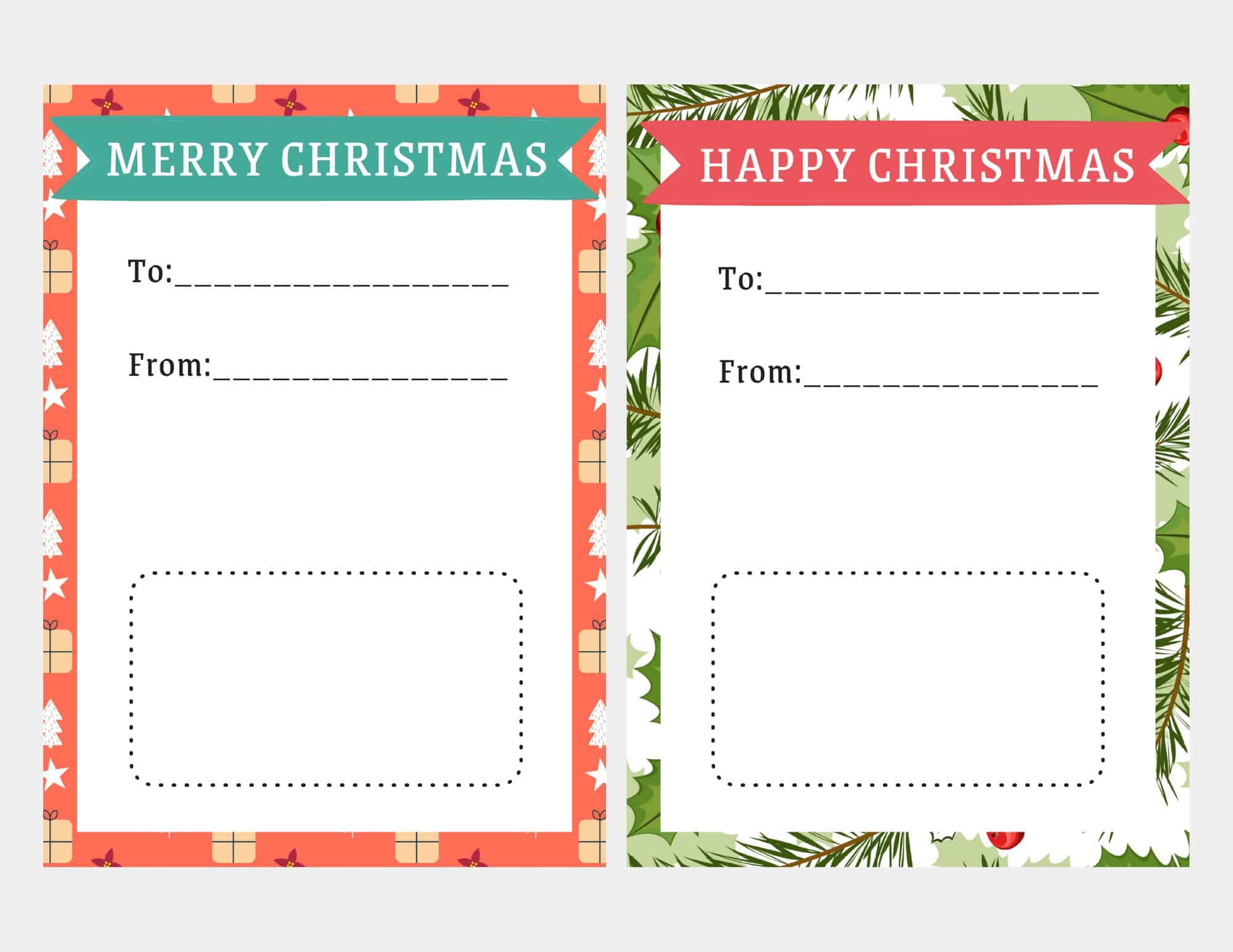 7 FREE Printable Christmas Gift Card Holders - My Printable Home