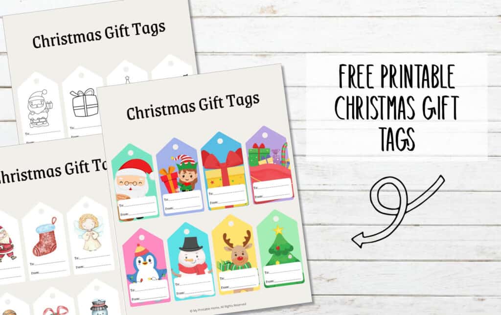Printable Christmas Gift Tags - My Printable Home
