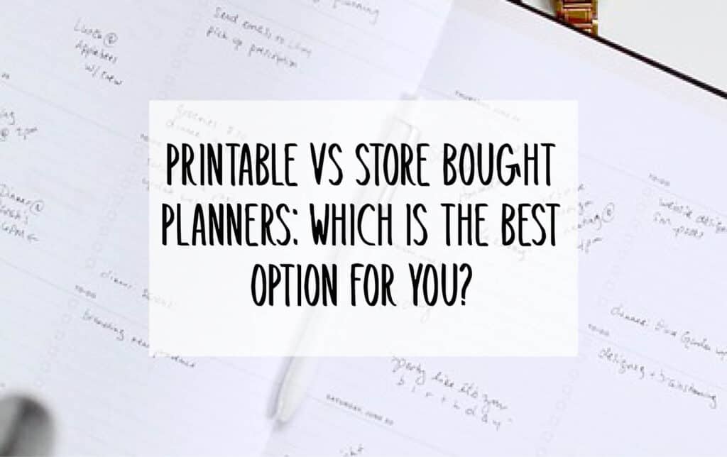 10 Different Types of Planners to Help You Organise Your Busy Life - My ...