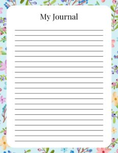 Free Printable Spring Journal {with 49 Inspiring Prompts} - My ...