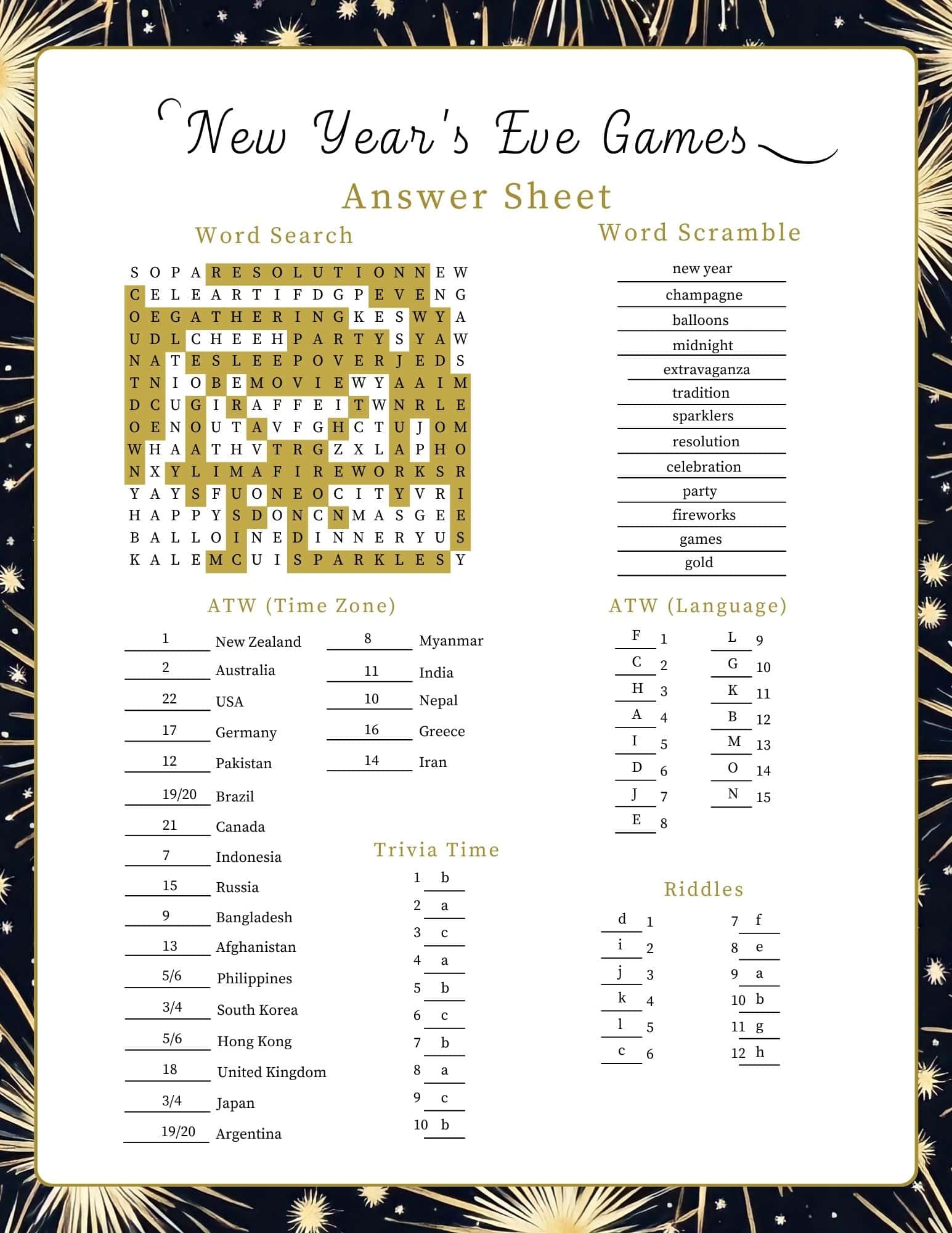 18 Free Printable Adults New Year’s Eve Party Games & Activities - My ...