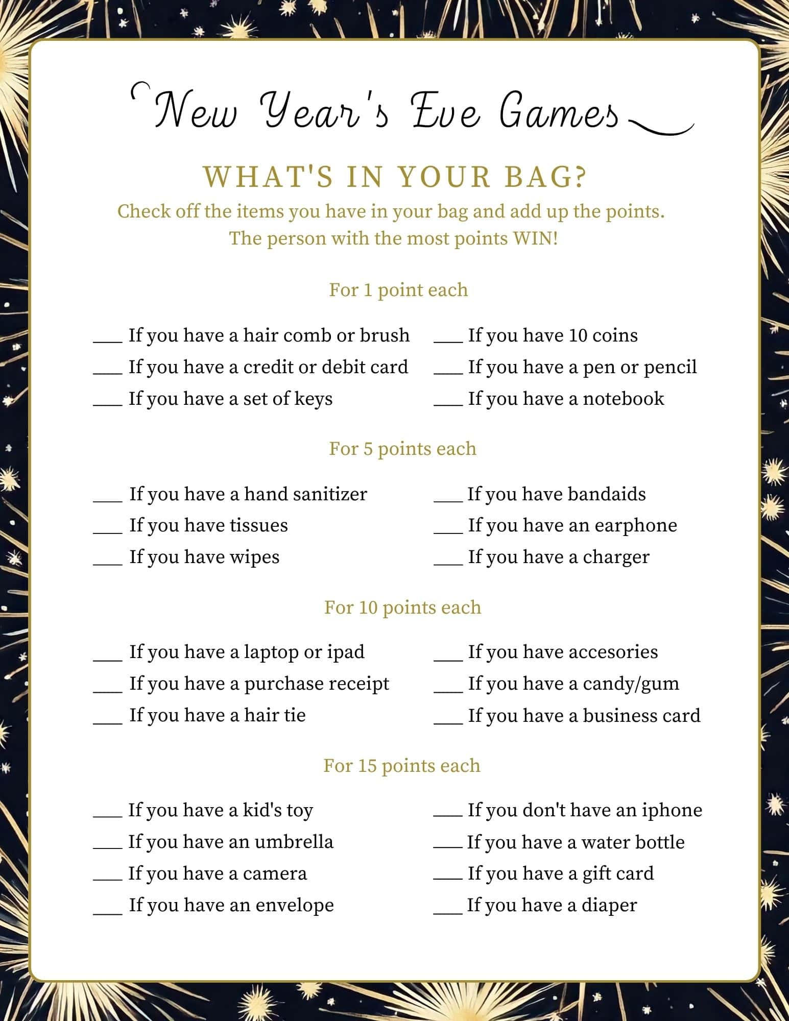18 Free Printable Adults New Year’s Eve Party Games & Activities - My ...