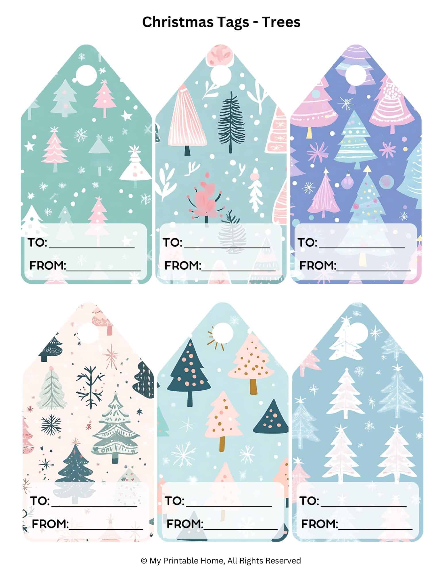 16 FREE Christmas Printable Gift Tags - My Printable Home